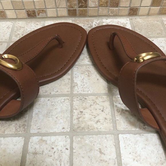 Coach | Shoes | Coach Leather Sandal | Poshmark